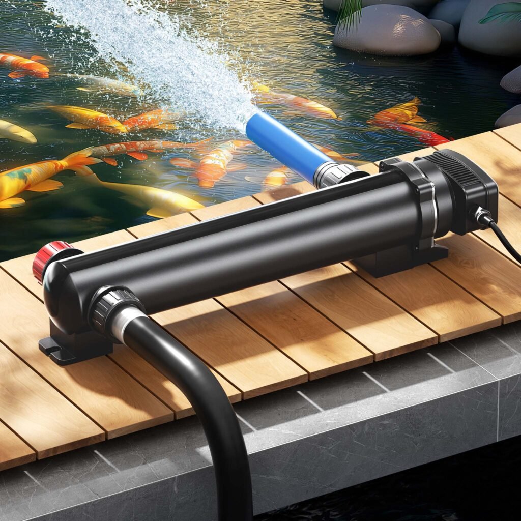 (PG) SunSun CUV-155 External UV Light Set (Power: 55W, UV Lamp : 55W ...